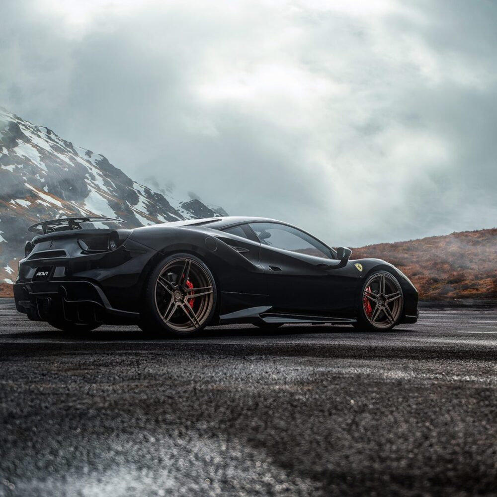 Ferrari 488 GTB Gets ADV.1 Wheels And Carbon Fiber Aero
